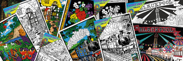 Velvet Art - Famous brand of flocked colouring pictures.