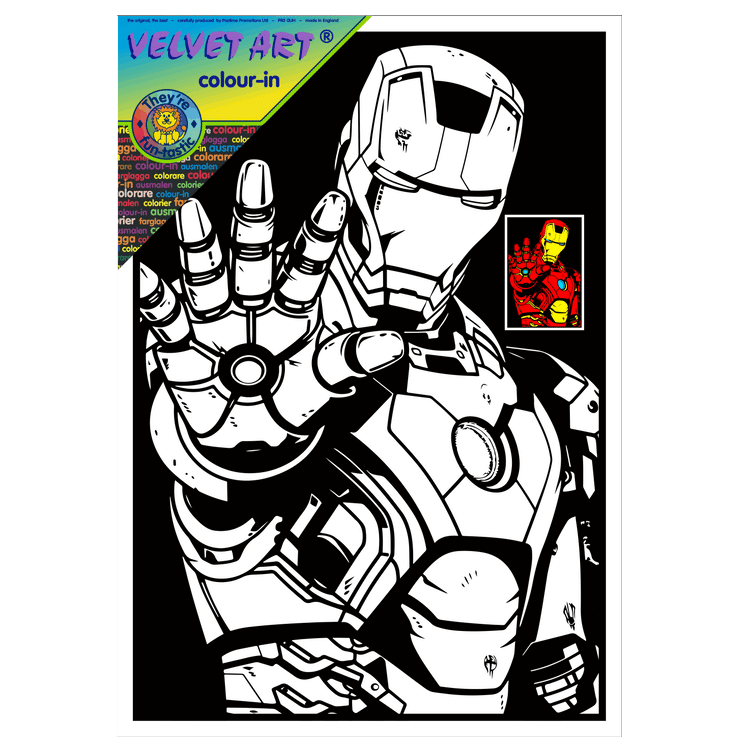 Velvet Art - Famous brand of flocked colouring pictures.